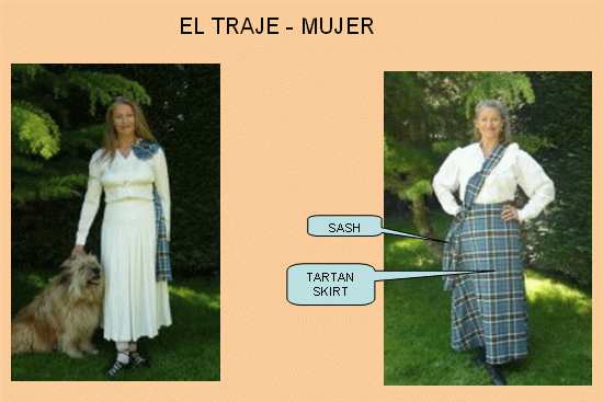 Bailes escoceses: El traje